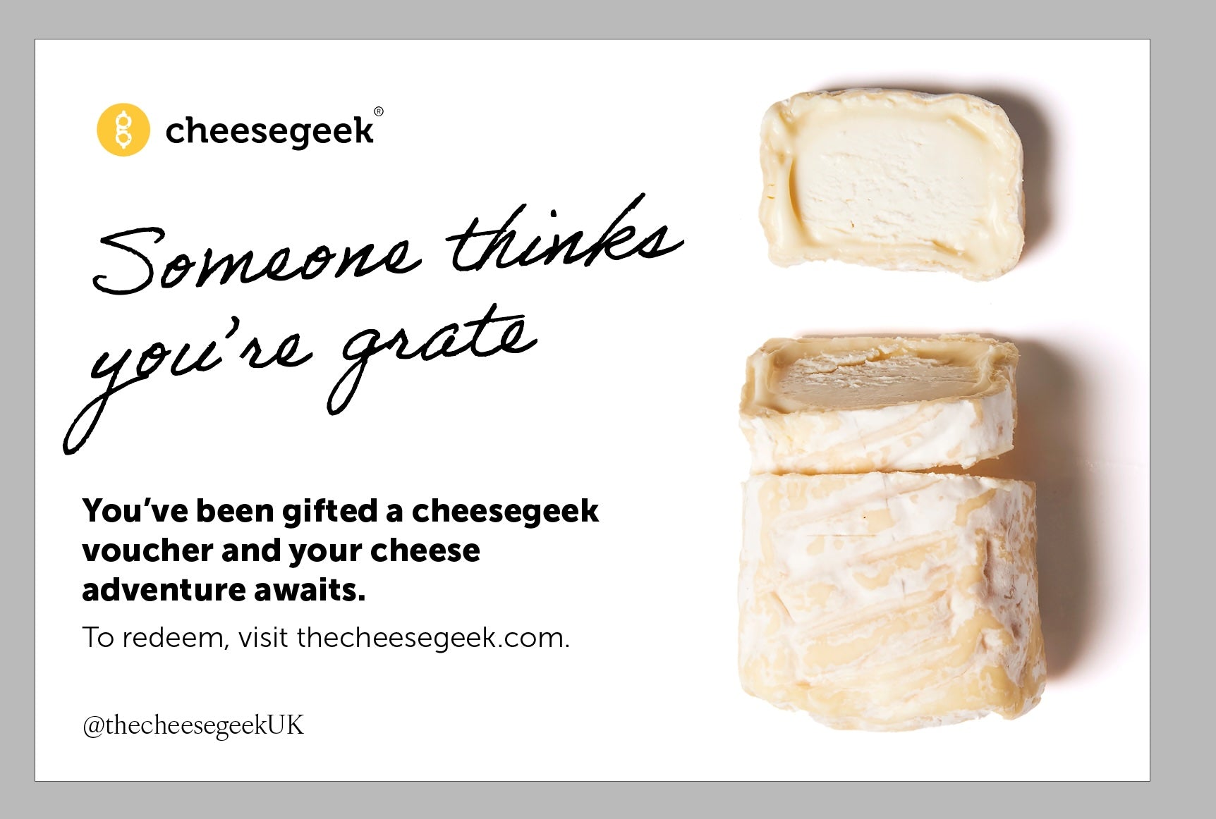 Cheese Gift Voucher | From £35 | Buy Online | cheesegeek